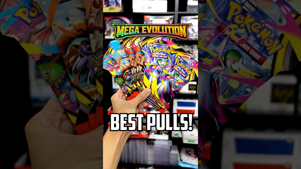 Best Pulls from SIX Pokemon Mega Evolution Booster Packs!