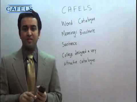 CAFELS (Basic English):Catalogue Meaning and Sentence in Urdu/Hindi-Canada Qualified