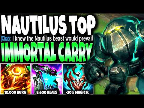 My New Nautilus Top Lane Build went BEYOND IMMORTAL to Carry this Game ⚓💀 (280.000+ Total Dmg)