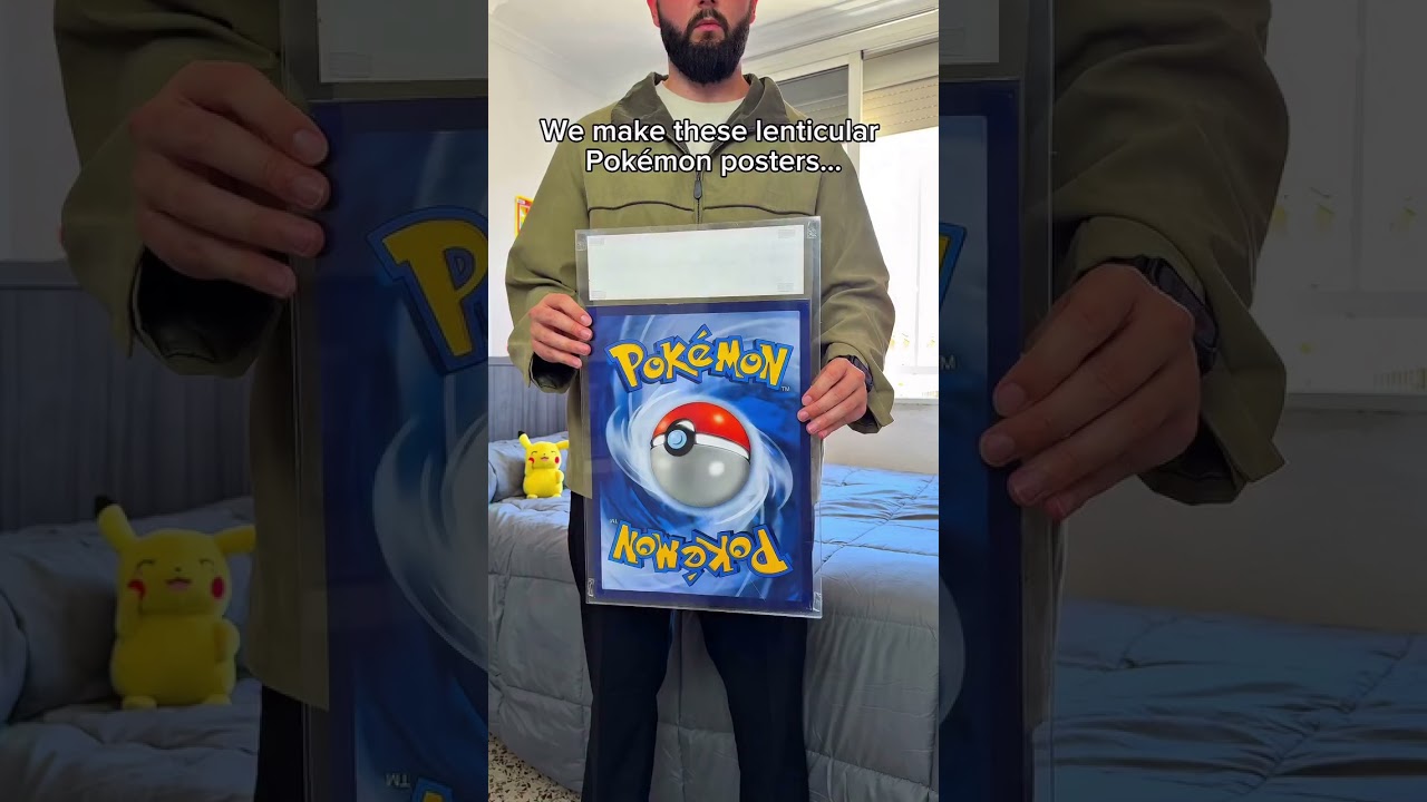 3D lenticular Pokémon poster is made for collectors, and anyone who still feels the magic