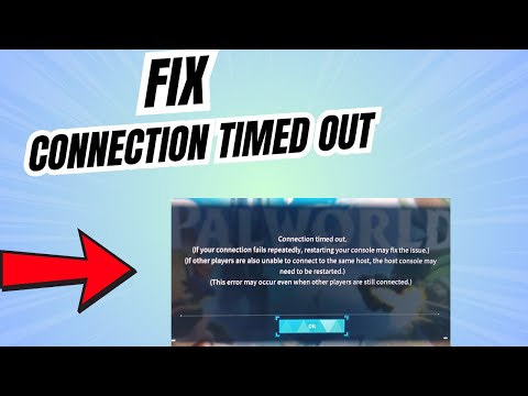 Fix Connection timed out Error in Palworld