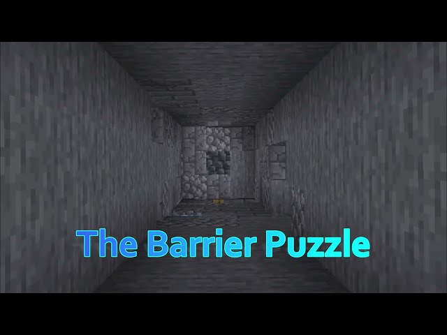 The Barrier Puzzle | 1.18.1 Minecraft Map