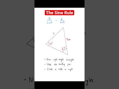 Do you know the Sine Rule? #gcse #shorts #maths