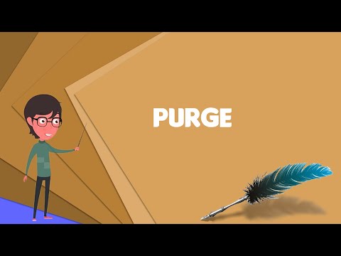 What is Purge? Explain Purge, Define Purge, Meaning of Purge