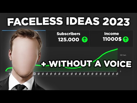 New Faceless YouTube Channel IDEAS 2023 (WITHOUT A VOICE)