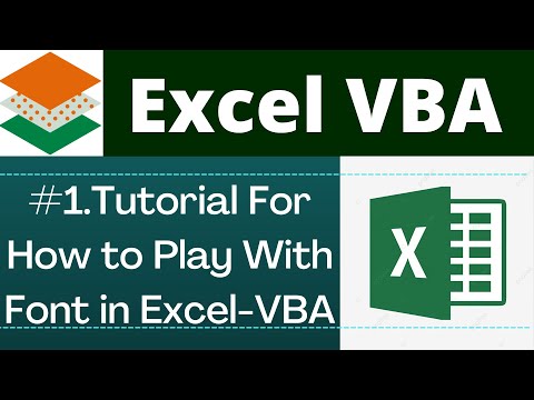 Excel VBA Font | VBA font bold | ( Bold, Italic, Underline, Name, Size, Strikethrough)