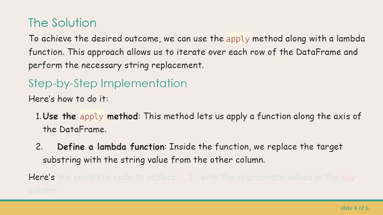 How to Replace Characters with Another Column's Values in a Pandas DataFrame