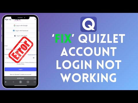 How to Fix Quizlet Account Login Not Working 2024?