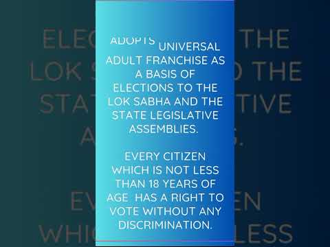 Universal adult franchise #upsc #ias #civilservices #यूपीएससी #upscprelims#सिविलसेवापरीक्षा #polity
