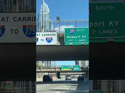 Driving into Cincinnati