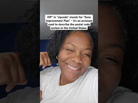 What does the zip in zip code mean ?