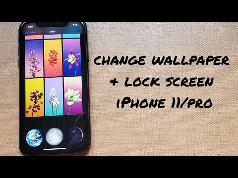 iPhone 11 change wallpaper and lock screen