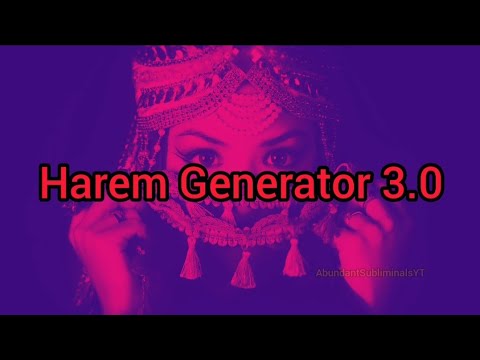 Harem Generator 3.0 | Attract Hot Women | Energetically Charged @abundantsubliminals