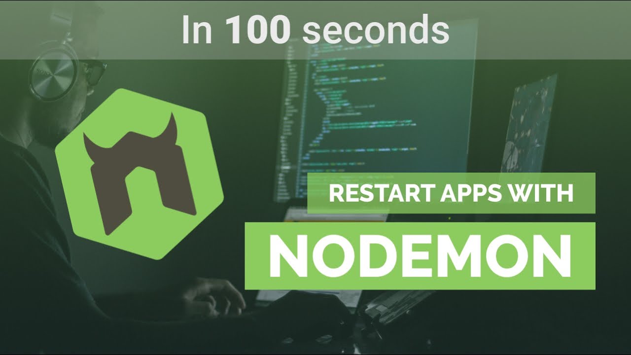 Restart your Node JS App with Nodemon in 100 seconds