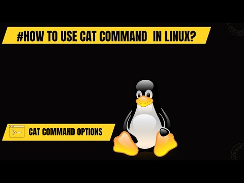 How to use cat command in Linux with options | Commands
