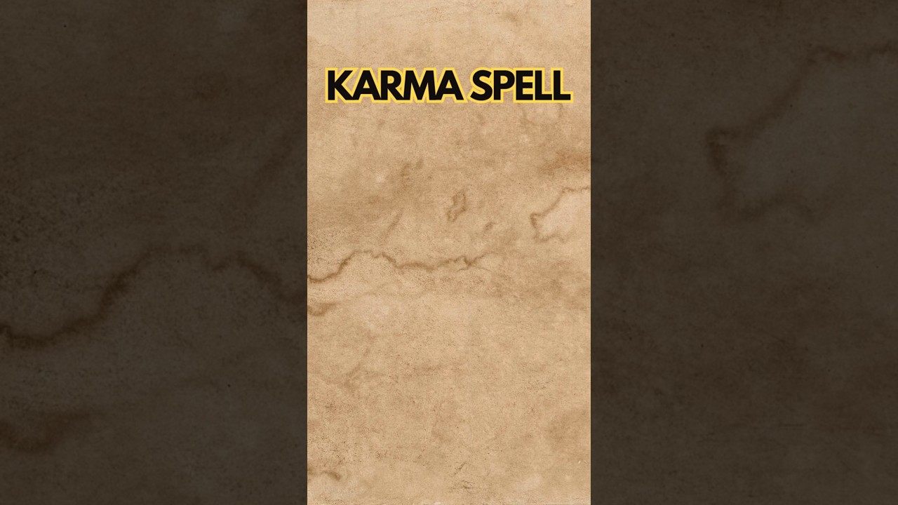 Powerful Karma Spell #Witchcraft #Spells shorts #WitchyVibes #Magic #Wicca #Occult #Spirituality
