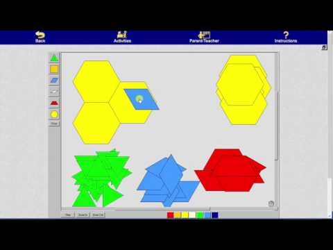 Using Pattern Blocks to Determine Fraction Values Given the Unit | Math ...