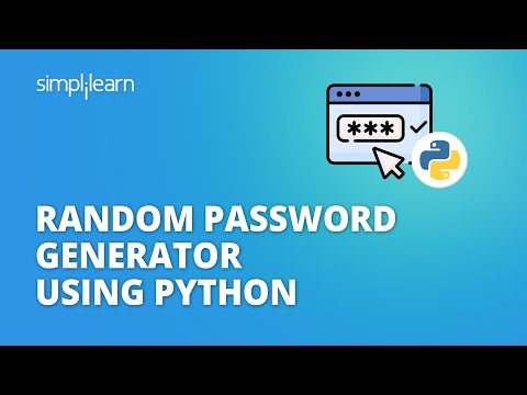 Random Password Generator Using Python | How To Create Password Generator | #Shorts | Simplilearn