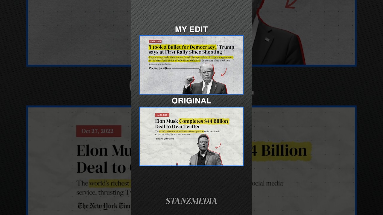 How to Edit Like Vox - Newspaper Animation