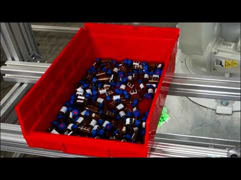 Picking of semi-transparent objects with ABB