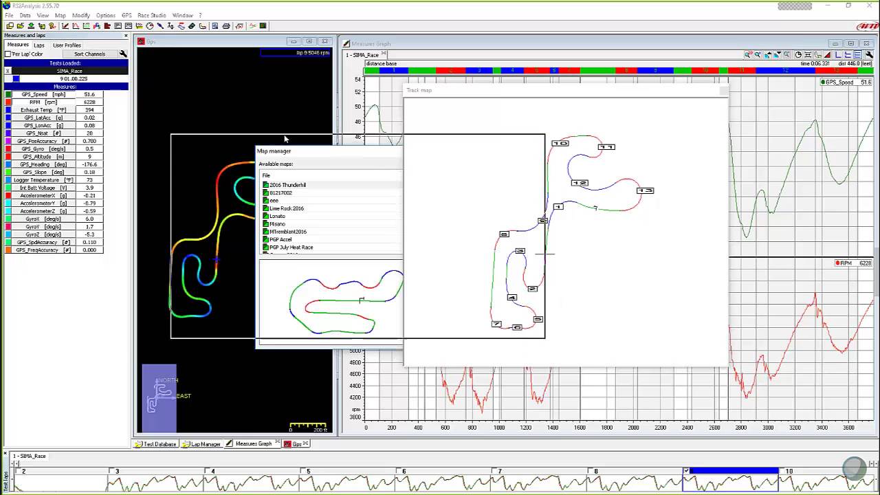 Understanding Race Studio Track Maps