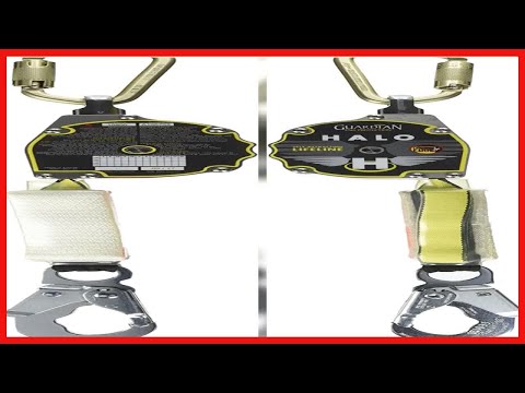 Guardian 10900 Halo Web SRL – 11 ft. Nylon Webbing with Carbineer, Swivel Top, Steel Snap Hook
