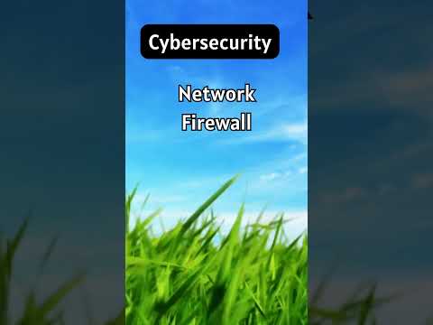 Cybersecurity Definition #5 - Network Firewall #shorts #short #firewall #network
