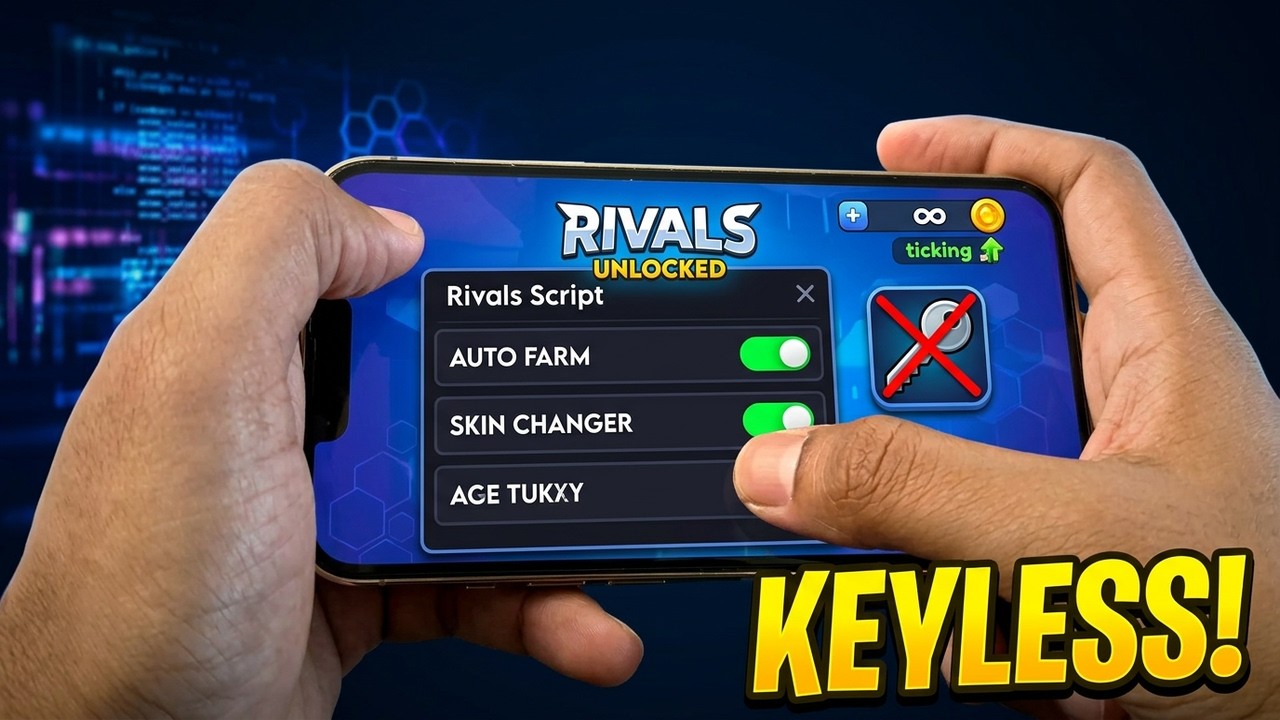 Rivals Script Keyless 2026 | Skin Changer, Auto Farm (Android / iOS)