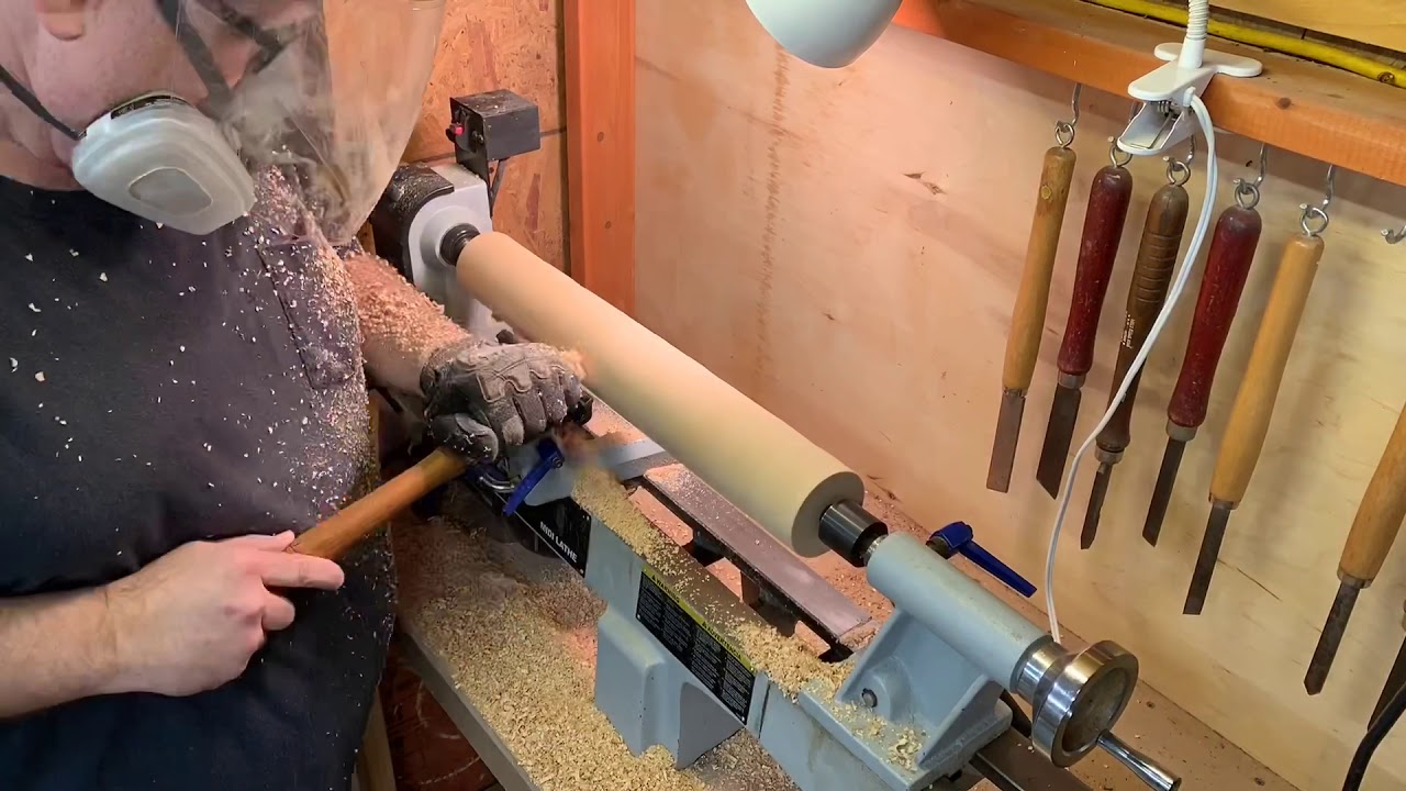 Woodworking: Turning a Maple Rolling Pin
