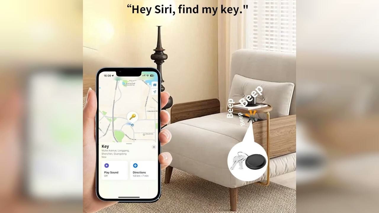 Review: 2 Pack GPS Trackers for Vehicles Work with Find My (iOS Only) Real Time Mini Car Air T...