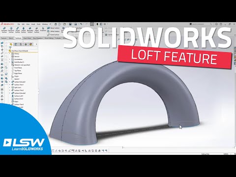 SOLIDWORKS Boss/Base Loft Feature