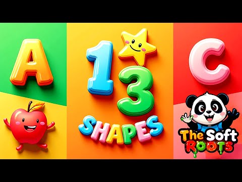 Preschool Learning activities for 3 year olds at home | Learn ABC Phonics Shapes Numbers Colors π