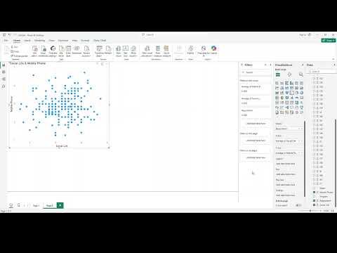 Scatterplot in Power BI | educational research techniques
