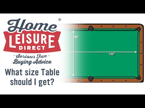 What Size Pool Table is Right for Me? - Pool Table Buying Advice
