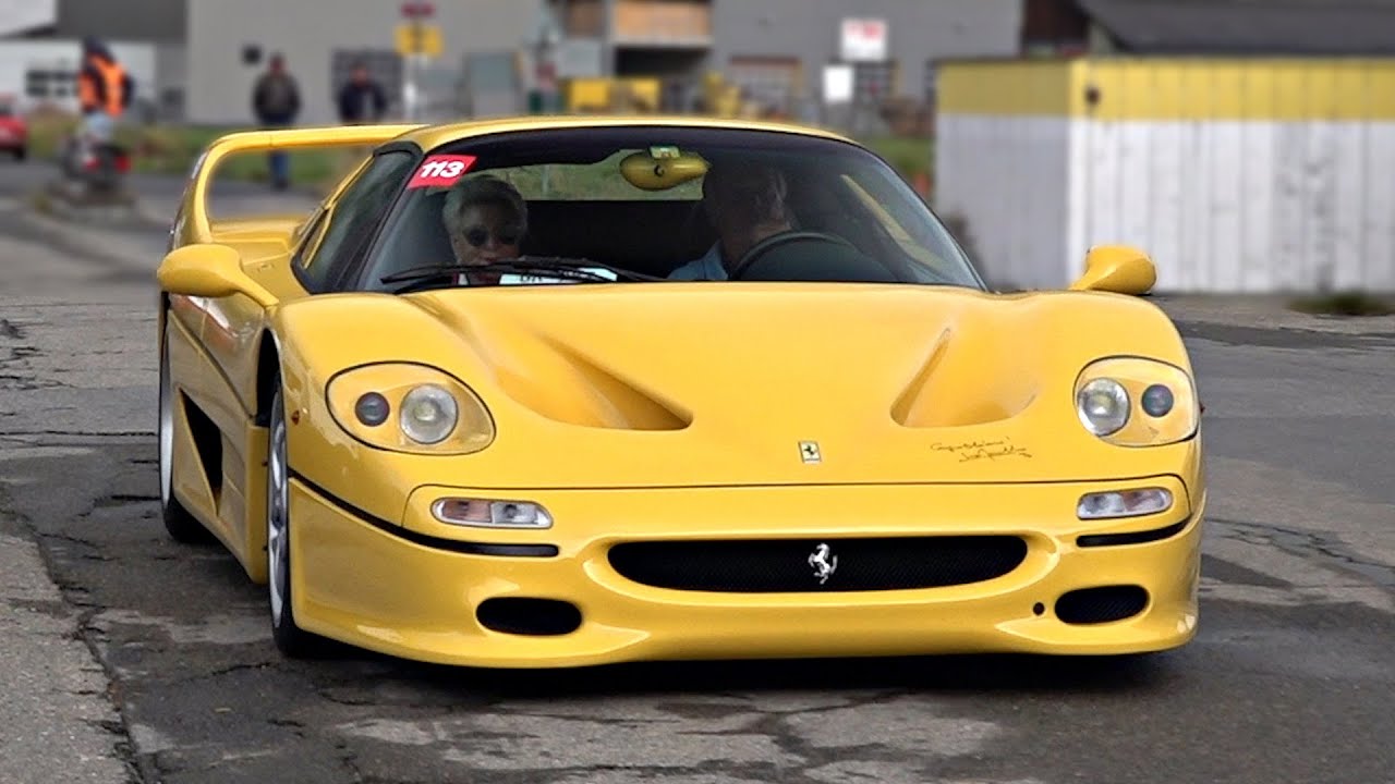 1-of-31 Yellow Ferrari F50 Flexes Naturally Aspirated V12 Like It's ...