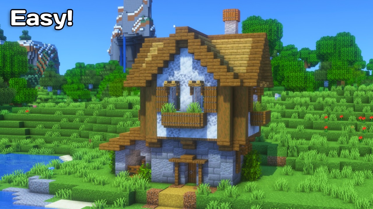 Minecraft: How To Build a Small Survival House | Small Survival House ...