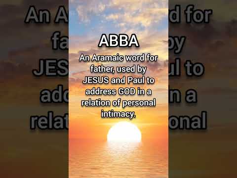 Alpha & Omega - ABBA MEANING - ONE OF GODS NAMES - 11/5/24