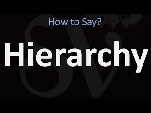 How to Pronounce Hierarchy? (CORRECTLY)