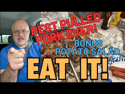 Can I Smoke the Best Pork Shoulder EVER?! Also Homemade Potato Salad!