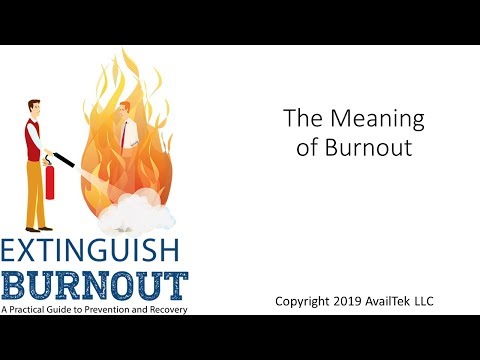 The Meaning of Burnout