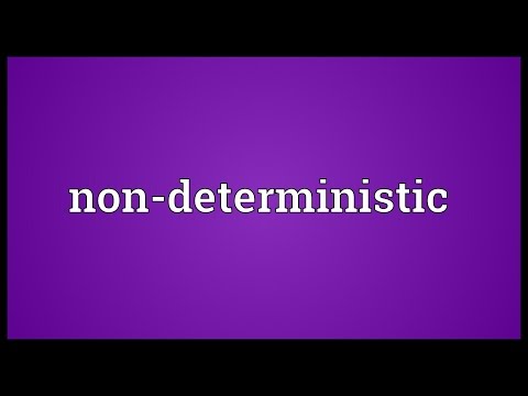 Non-deterministic Meaning