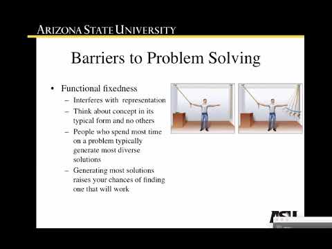 Barriers to Problem Solving