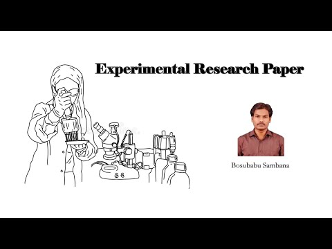 Experimental Research Paper | Types of Papers - 6/7 |