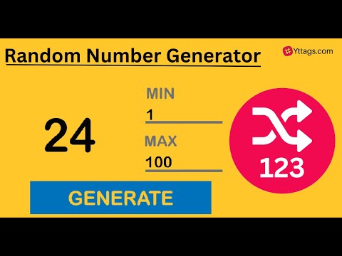 Random Number Generator | Random Integer Generator / Picker
