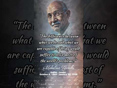 Unlocking the Wisdom of Mahatma Gandhi: Inspiring Quotes for Life #shorts #quotes #quotesaboutlife