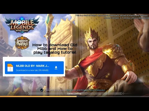 How to download old mlbb and how to play (Tagalog tutorial) UPDATED 2023 | MARKJASON