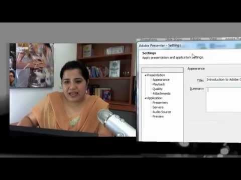 Settings and Slide Manager in Adobe Presenter 8, Dr. Pooja Jaisingh