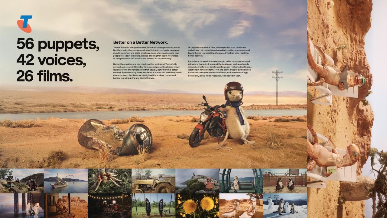 TELSTRA - BETTER ON A BETTER NETWORK (Case Study) | Campaign