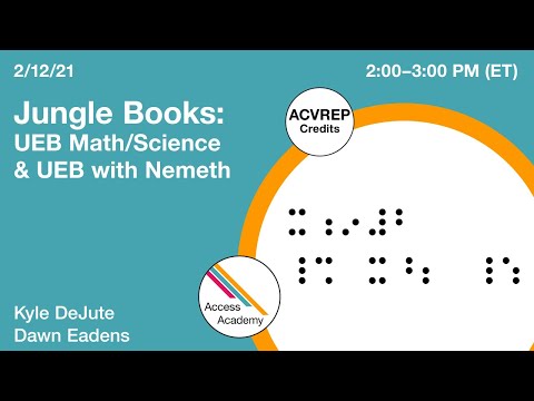 Jungle Books: UEB Math/Science & UEB with Nemeth
