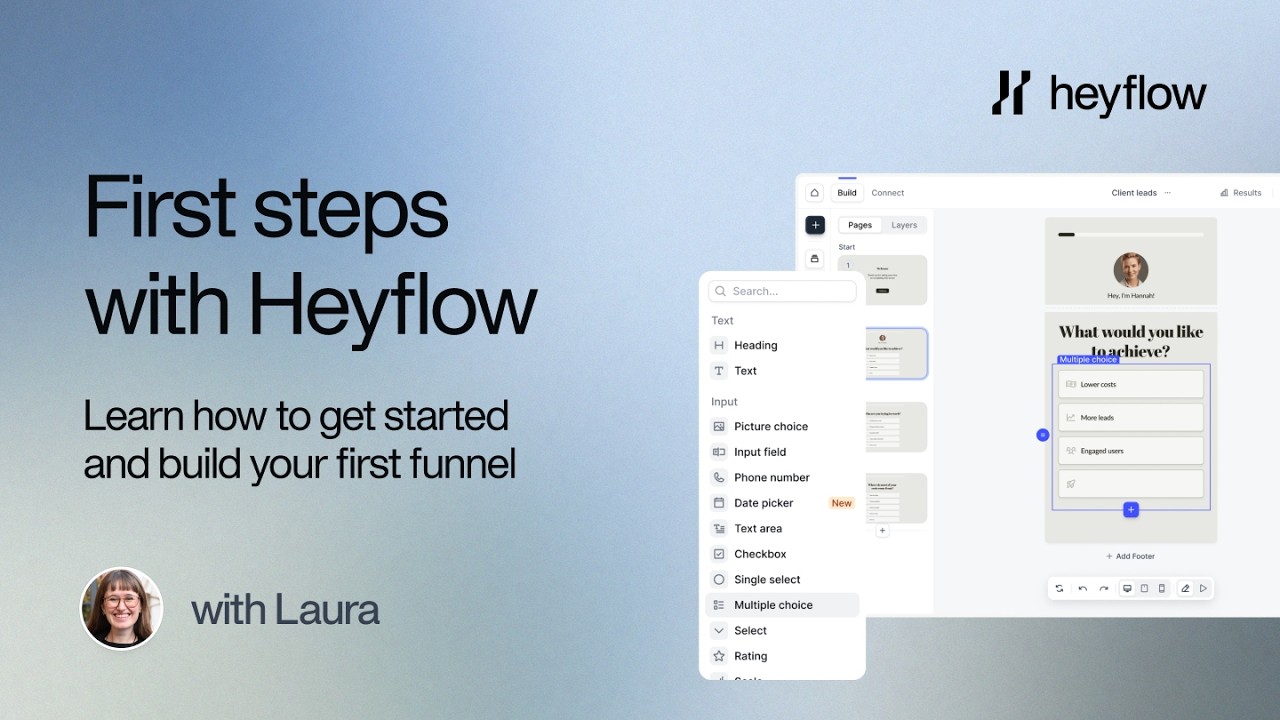 Heyflow's Builder Basics: First steps with Heyflow